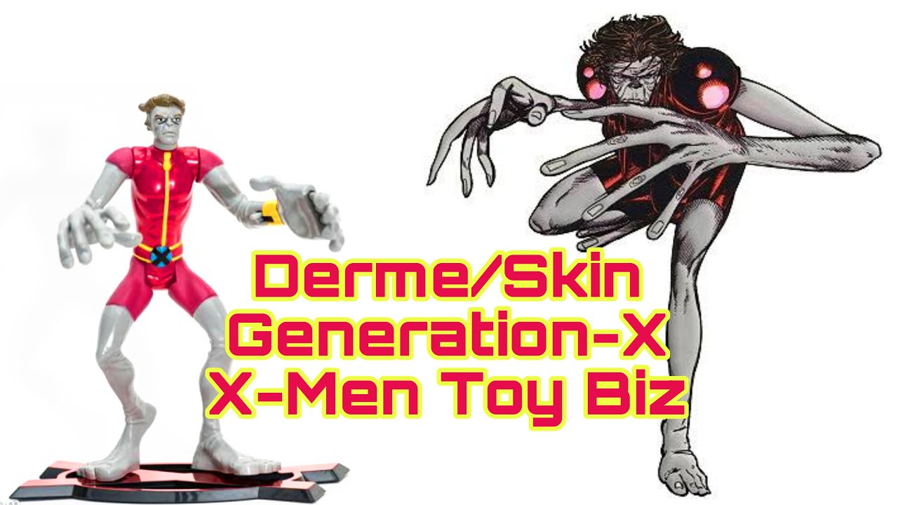 Derme Skin Generation-X Geração-X action figure Toy Biz - YouTube