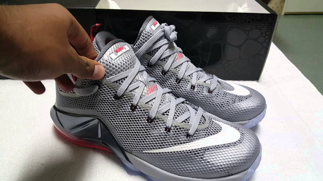 LeBron 12 Low Grey UNBOXING - YouTube