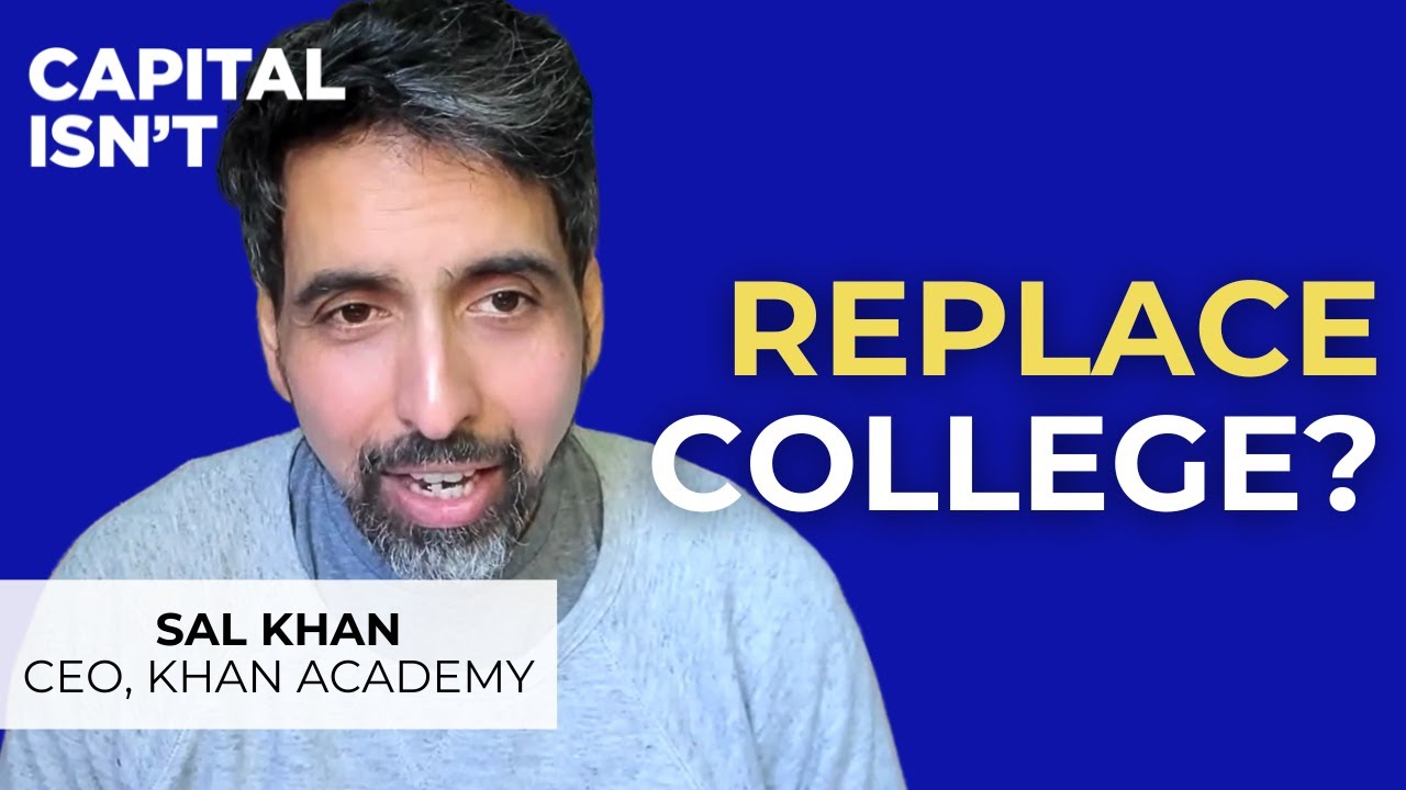 Could Khan Academy Replace College? | Capitalisn't Clips - YouTube