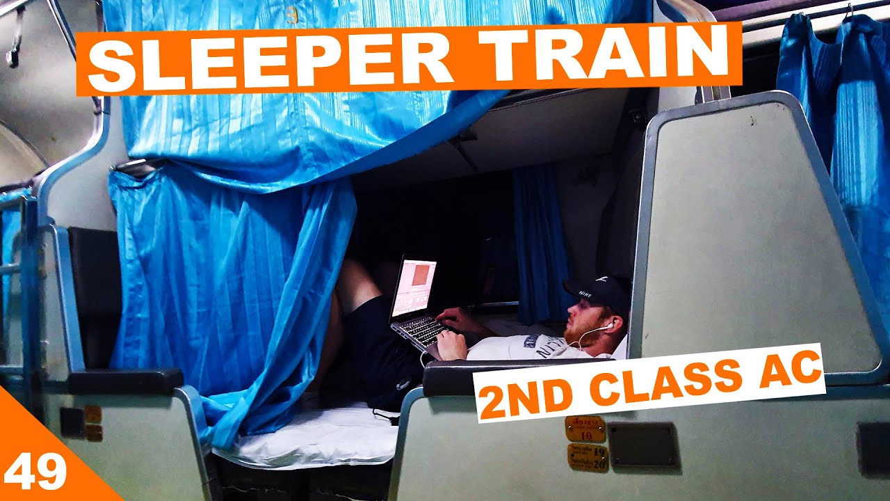 Night Train | Chumphon to Bangkok | 2nd class sleeper - YouTube