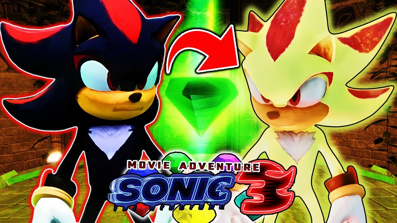 SONIC MOVIE ADVENTURE ! FOI LIBERADO O REWORK DO SUPER SHADOW DO SONIC ...