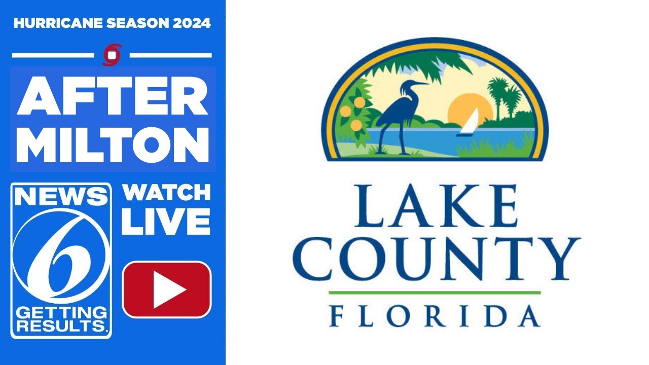 Lake County leaders give update on Milton recovery - YouTube