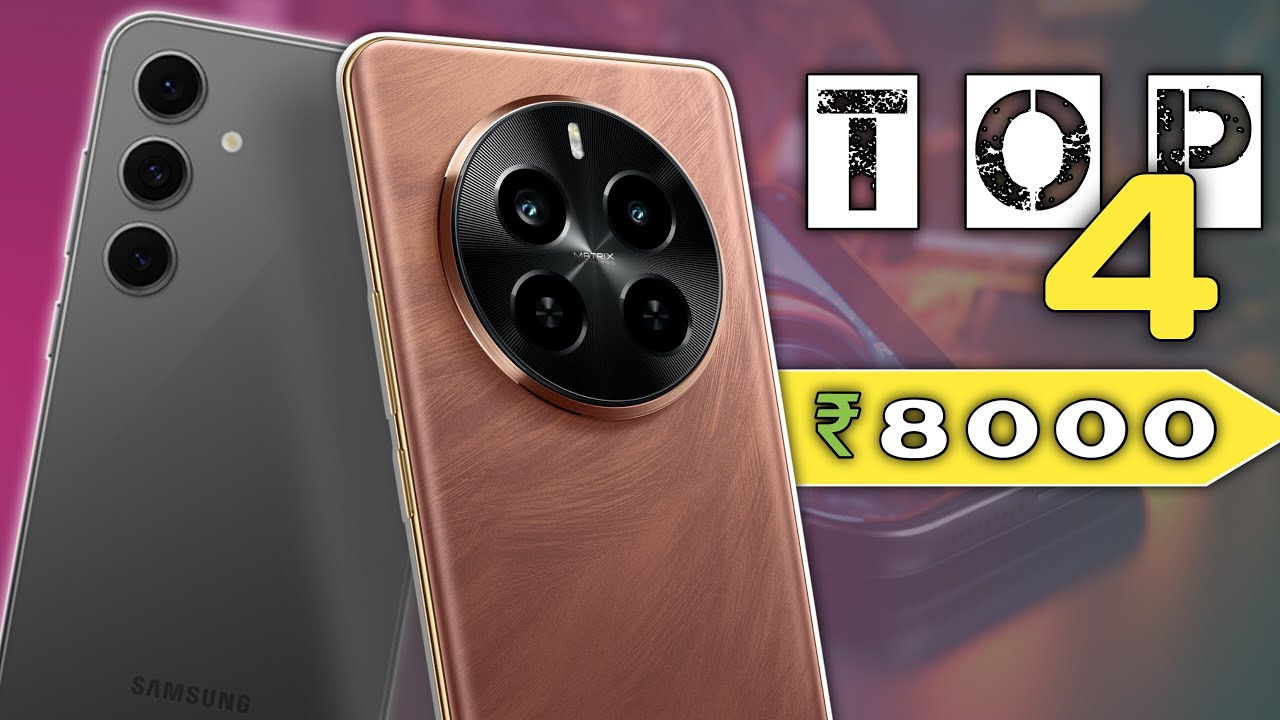 Top 4 Best 5g PHONES under 8000 🔥 || Best PHONES under ₹ 8'000 😱 ...