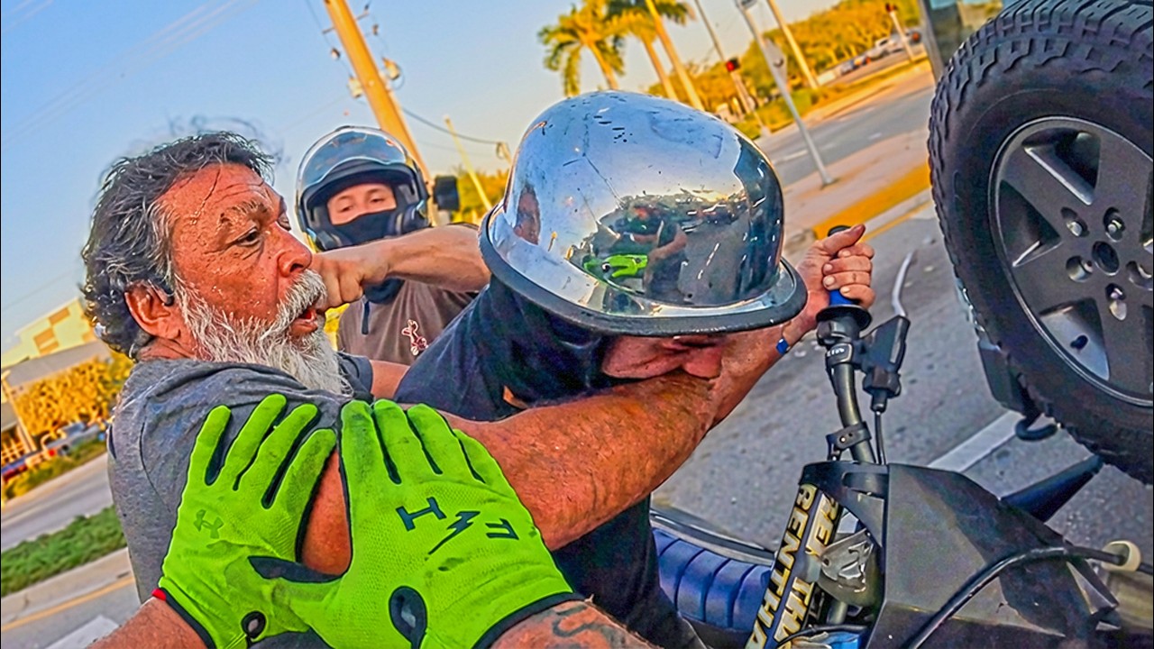 Bikers Fight Back - Crazy Motorcycle Crashes & Extreme Moments - YouTube