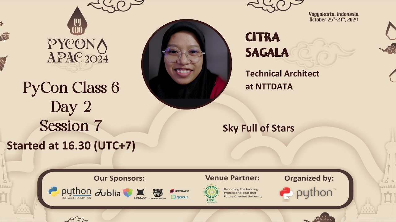 Day 2 Class #6 - 3C Session 7 - Pycon APAC 2024 - YouTube