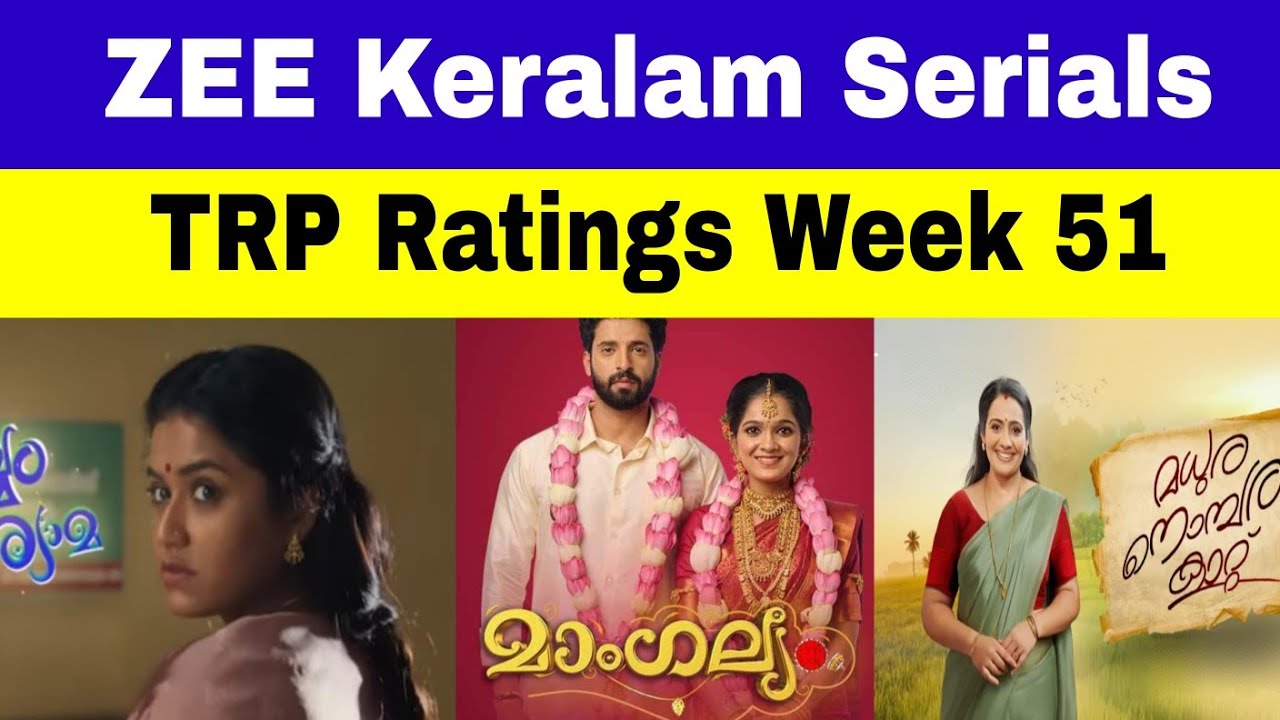 ZEE Keralam Serial TRP Rating Week 51 |ZEE Keralam Serials Ratings ...