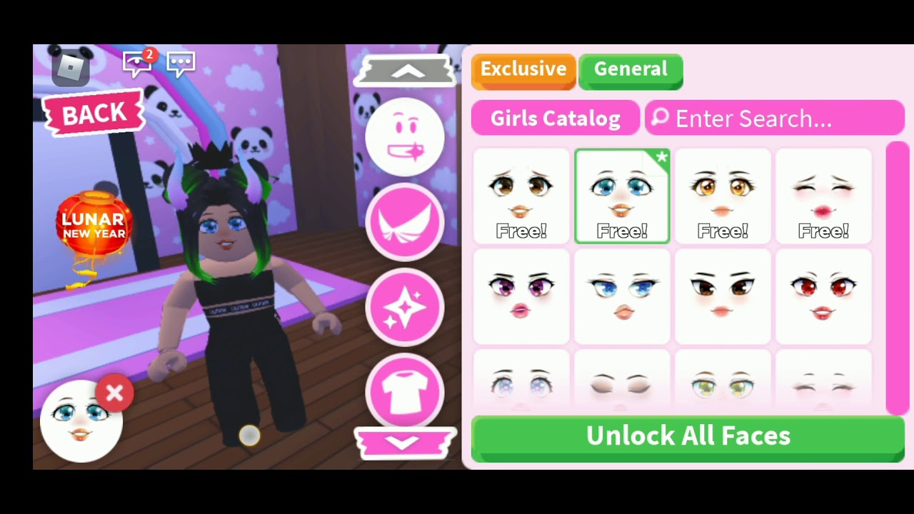 how to get the old face in adopt me roblox - YouTube