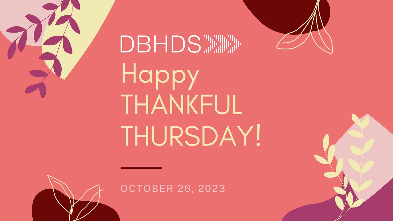 Thankful Thursday October 26, 2023 - YouTube