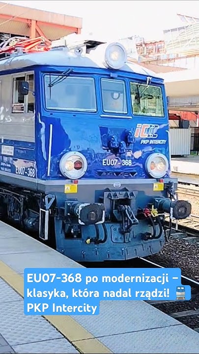 EU07-368 z TLK Flisak - klasyka polskiej kolei! Odjazd z peronu z pięknym brzmieniem #shorts # ...