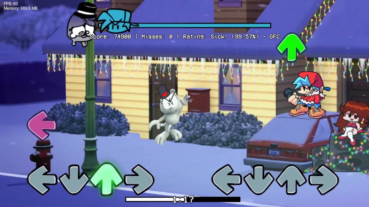 FNF - A VERY NERMALLIN' CHRISTMAS SIDE-DATE - VS NERMAL - Scrooge ...