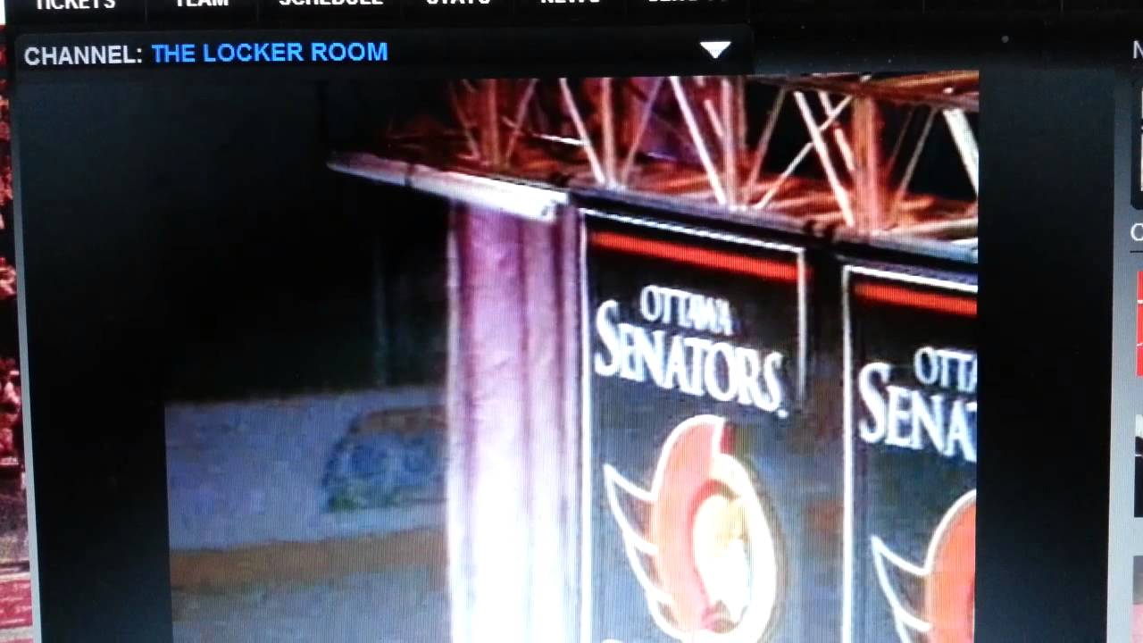 First Ottawa Senators game ever - YouTube