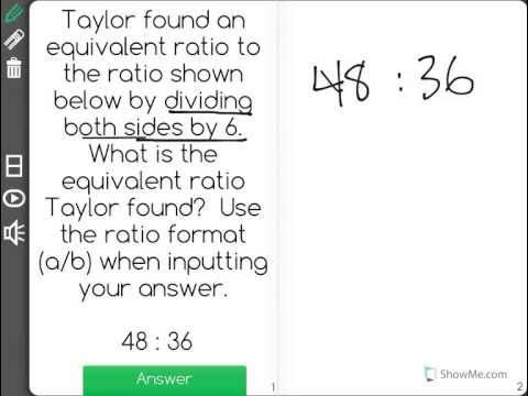 [6.RP.3a-1.5] Equivalent Ratios - Common Core Standard - YouTube