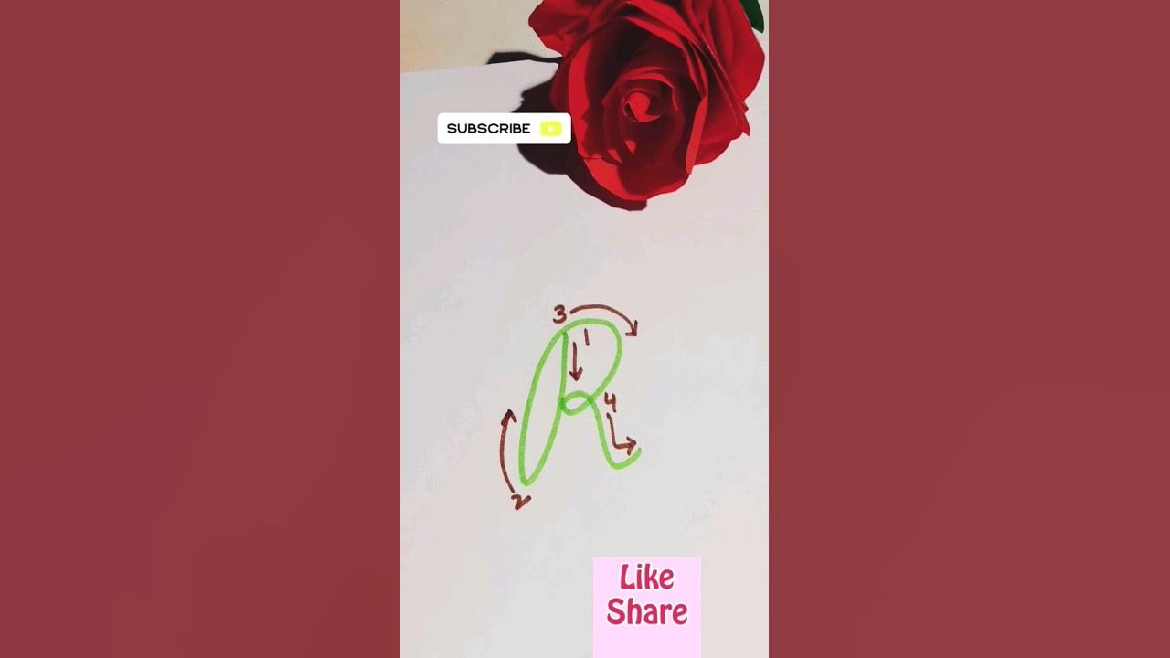 Capital R In Cursive viralvideo youtubeshorts trending love artist capital-r-in-cursive-viralvideo-youtubeshorts-trending-love-artist
