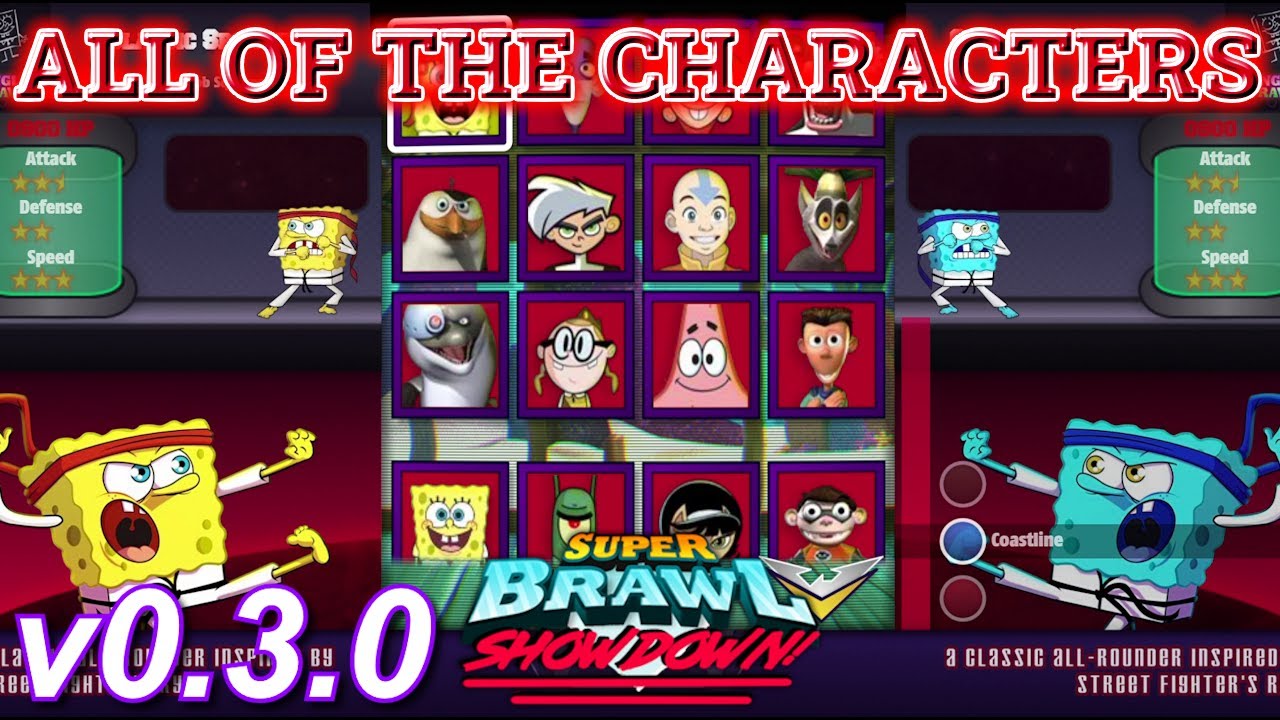 (OLD) Every Playable Fighter in Super Brawl Showdown | Super Brawl Showdown v0.3.0 All ...