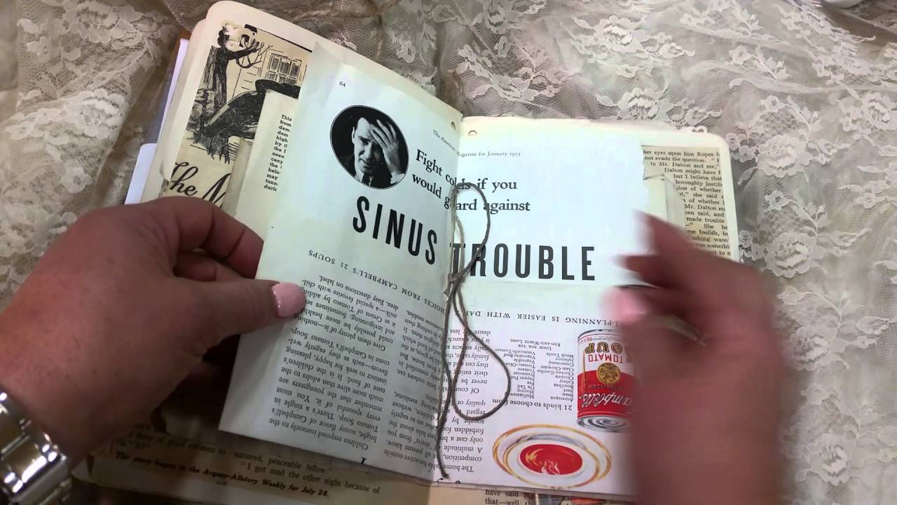 Junk Journal "All about Junk" swap. - YouTube