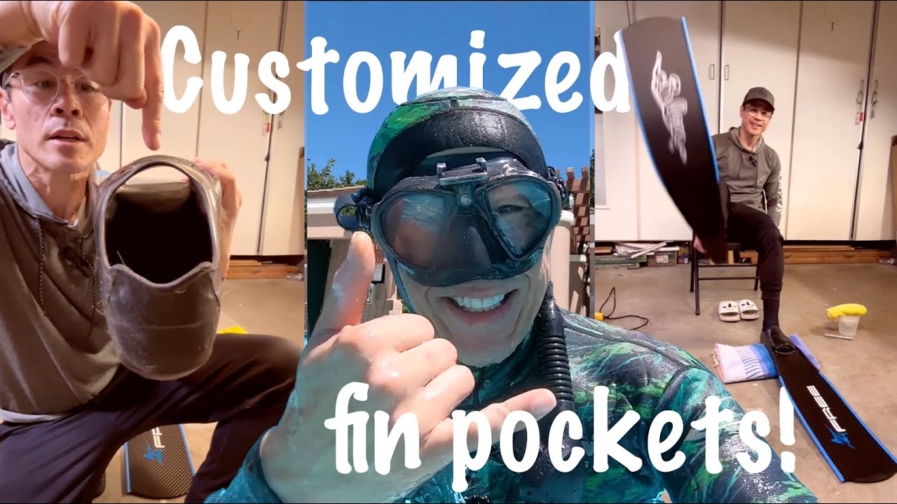 DIY Customizing Your Fin Foot Pockets! - YouTube