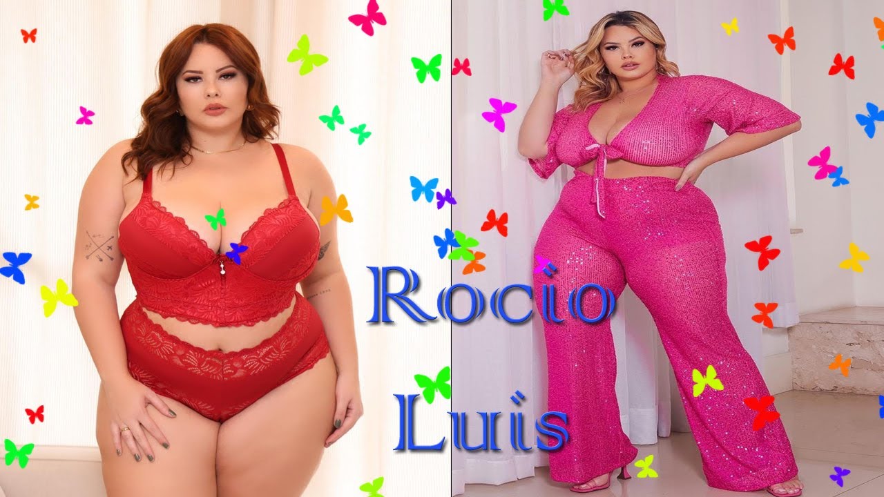Rocio Luis Gorgeous Spanish Curvy Plus Size Model |instagram Star - YouTube
