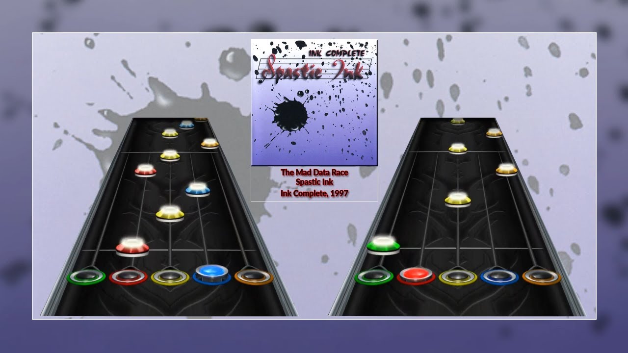 Spastic Ink - The Mad Data Race (Chart Preview, Guitar + Bass) - YouTube
