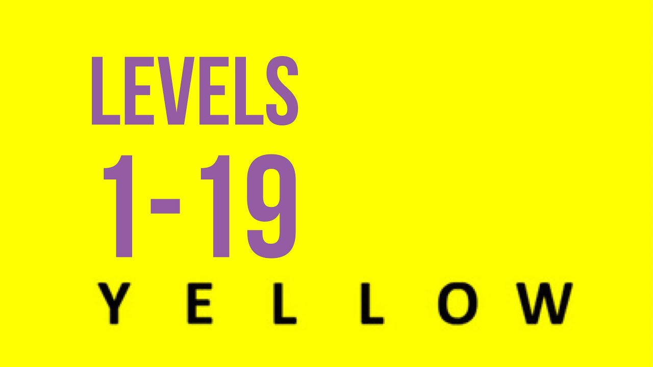 yellow | logic game Levels 1-19 | Do you need help? | step-by-step ...