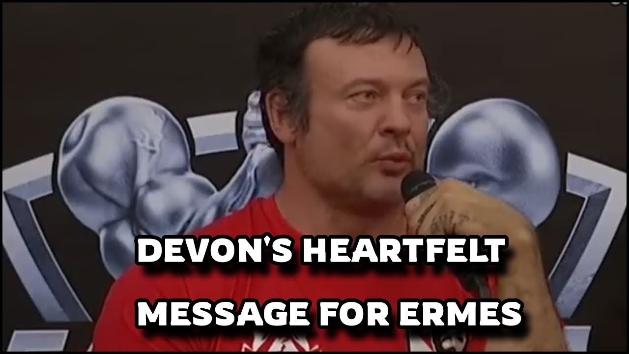 Devon Larratts heartfelt message to Ermes Gasparini - YouTube