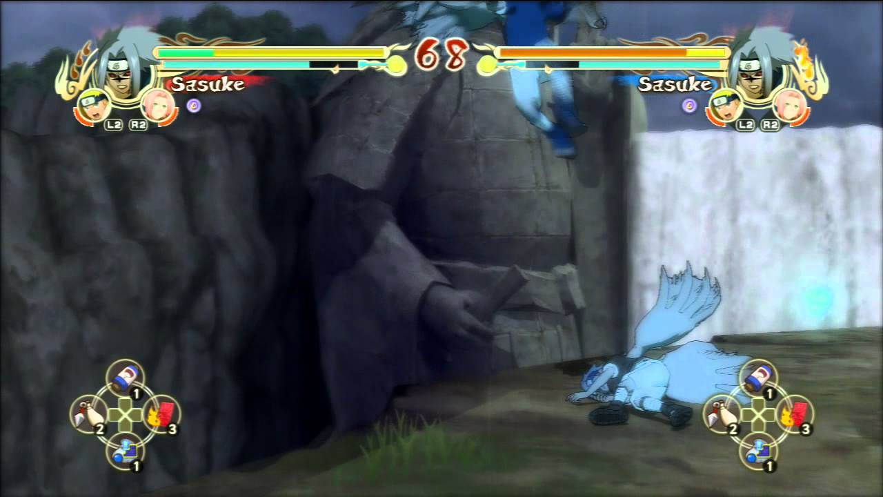 Naruto Ultimate Ninja Storm - CS2 Sasuke's Moveset - YouTube