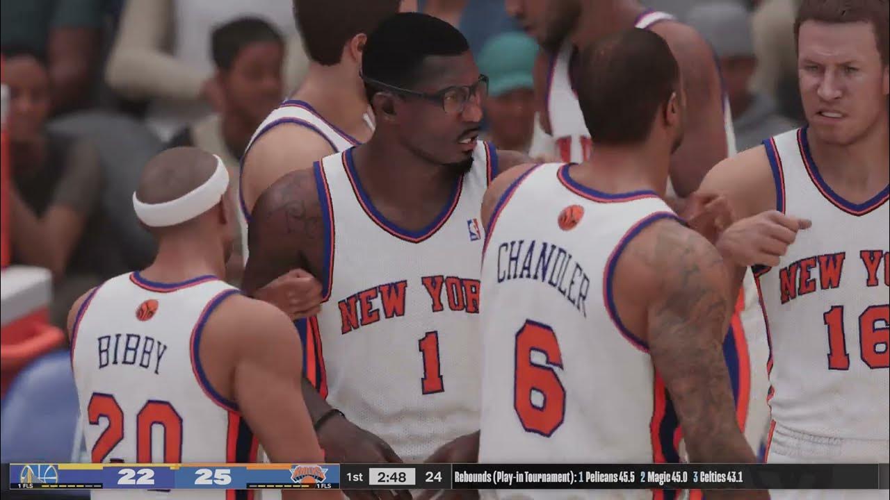 【2K24 NBA】'16-'17 Golden State Warriors vs '11-'12 New York Knicks - YouTube