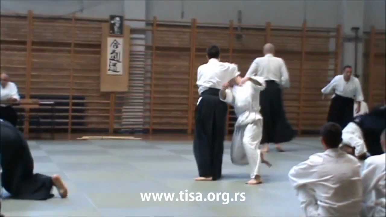 Ivana Vukov 3rd Dan aikido Sandan - YouTube