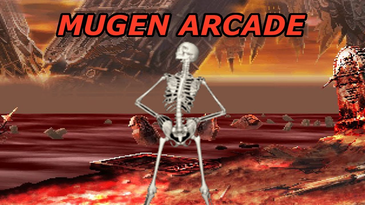 Mugen Arcade Mode with Peacefull Skeleton - YouTube