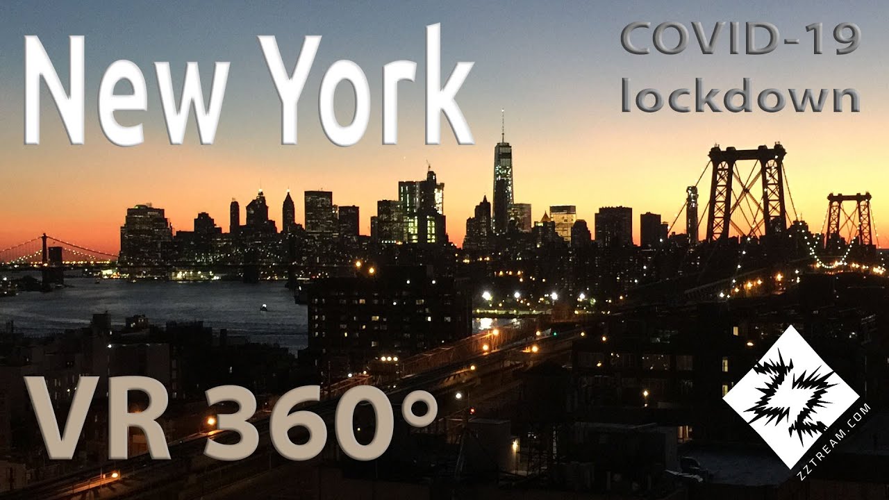 360 VR 8K New York during the COVID-19 lockdown - YouTube