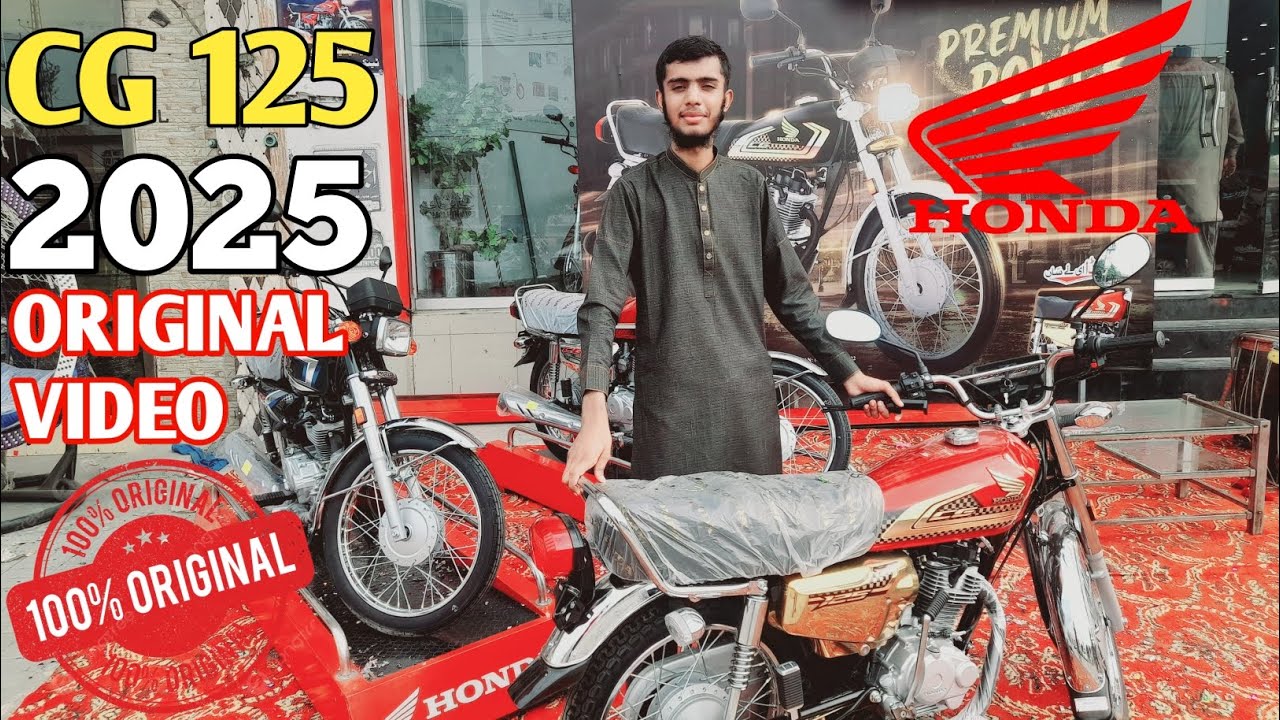 HONDA 125 New Model 2025 | Honda cg 125 New Model Lounch - YouTube