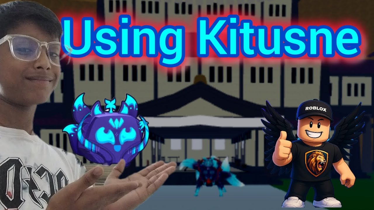 Using Kitusne And Showcasing Kitsune Fruit | Blox Fruit Kitusne - YouTube