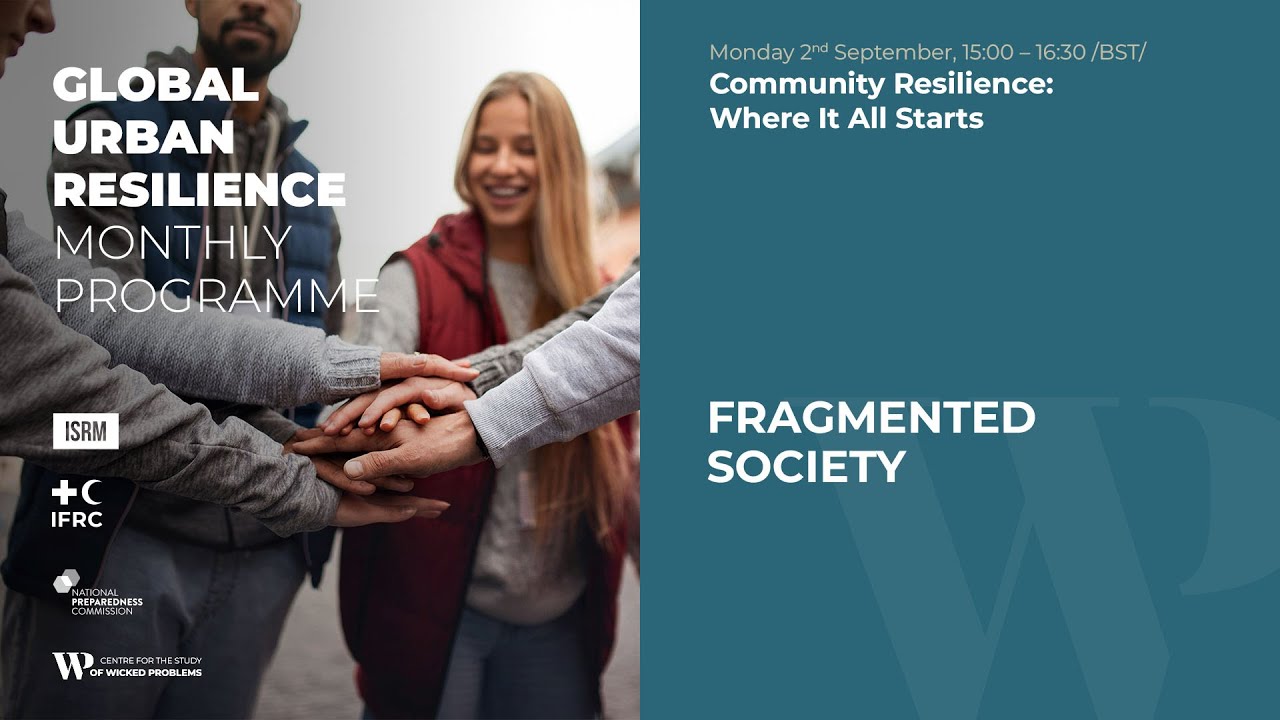 Global Urban Resilience Monthly Programme: Community Resilience ...