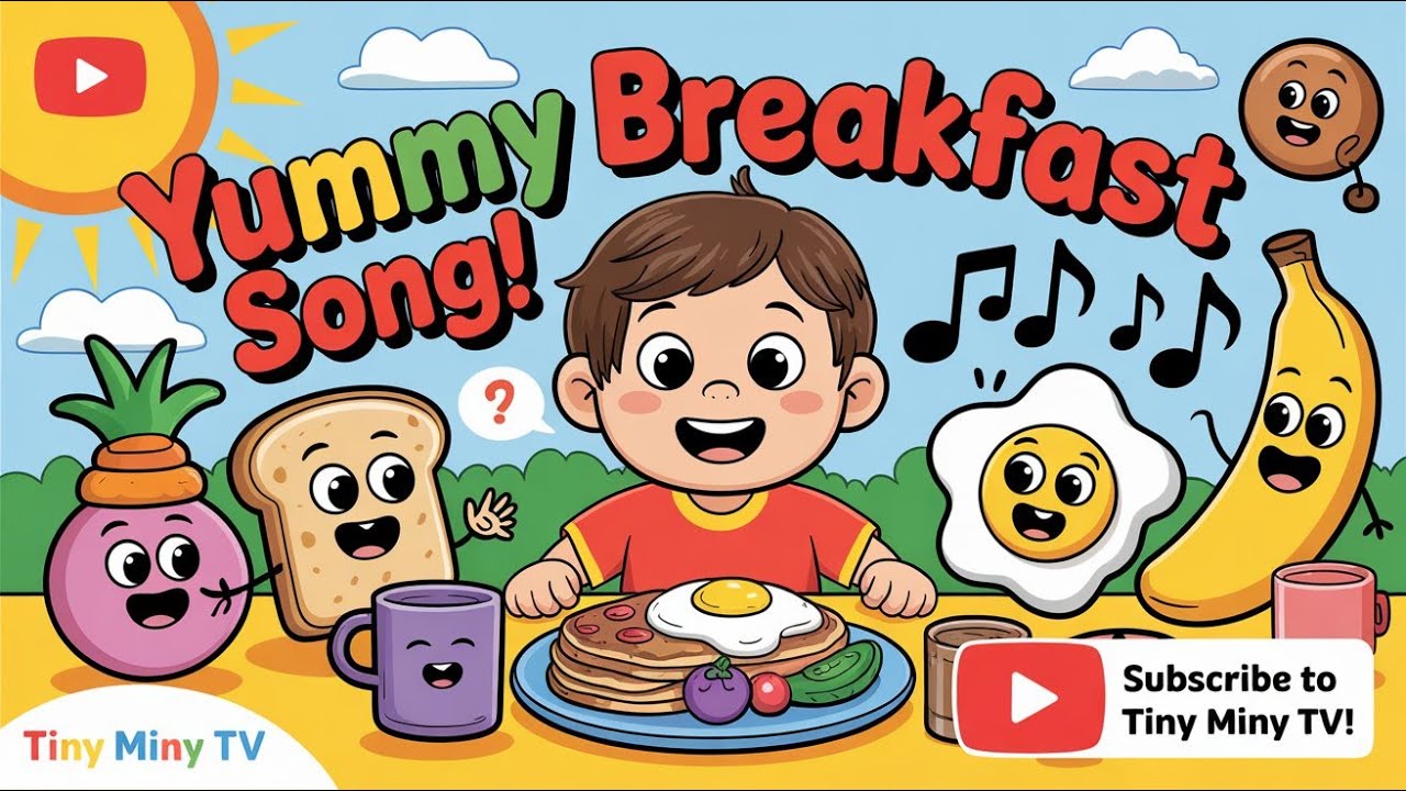Toddler Song About Food | Breakfast Song for Kids | Food Song Baby ...