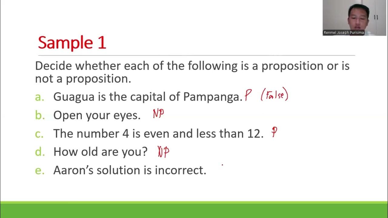 BRACES CHALLENGE S7.1 - PROPOSITIONAL LOGIC - YouTube