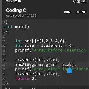 Insert element at beginning of array - YouTube