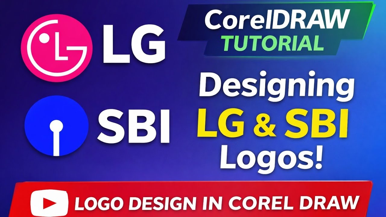 SBI logo in COREL DRAW - YouTube