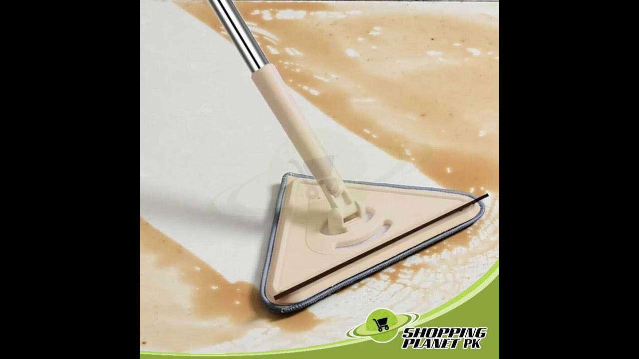 Triangle Cleaning Mop - YouTube