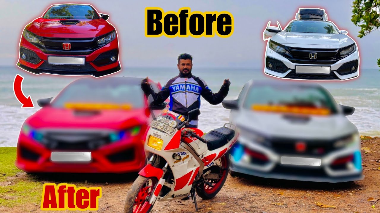 Honda civic modification in Sri lanka මාරම ගති මෙහෙම හැදුවාම මෙන්න ...