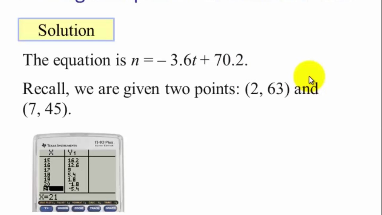 Linear Model Part 1 - YouTube