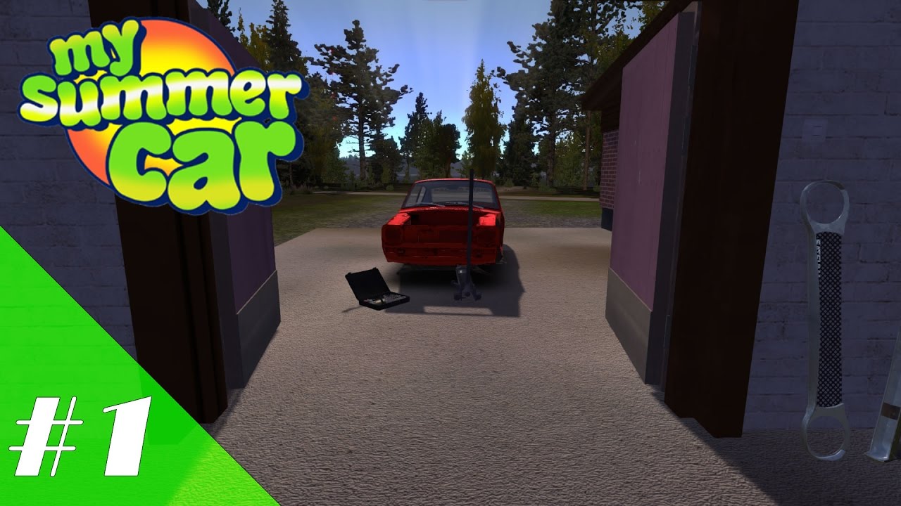 Building My Ferrari - My Summer Car #1 Let's Play / Gameplay / Car ...