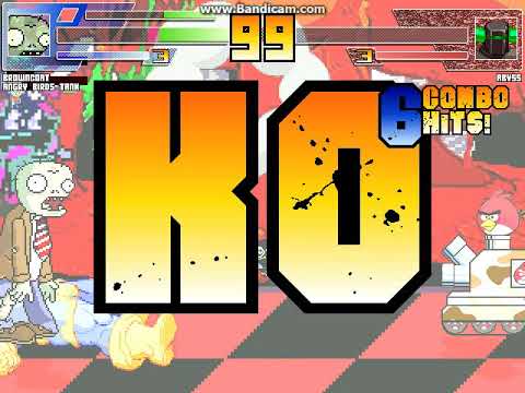 MUGEN battle #2738: Browncoat, Angry Bird Tank, Delta Warriors & Thanos vs Abyss