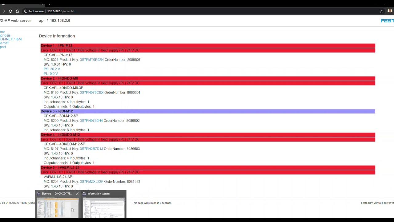 How to obtain diagnostics of a CPX-AP-I-PN-M12 (Profinet) using the RALRM instruction - YouTube
