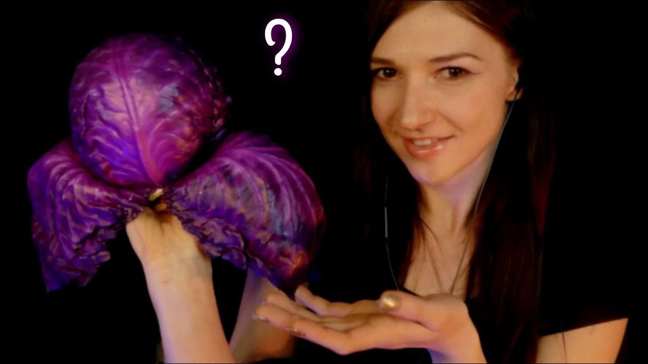 ASMR With A Cabbage 😍 Tapping | Peeling | Crunching | Tearing - YouTube