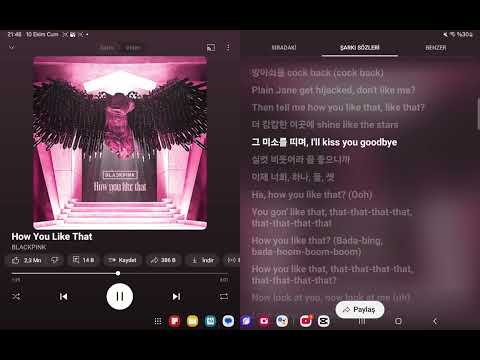 Blacpink korece şarkı sözleri