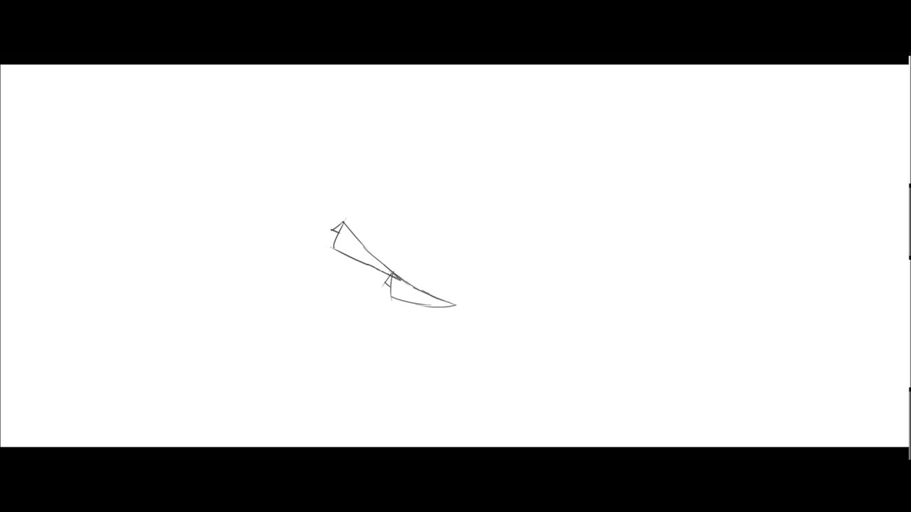 Paper plane Hand drawn 2D animation - YouTube