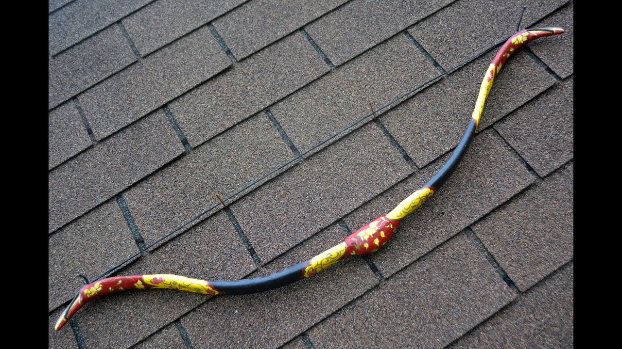 Shooting a Turkish Style PVC Bow Made by Tim Piatek - 1 Year Update ...