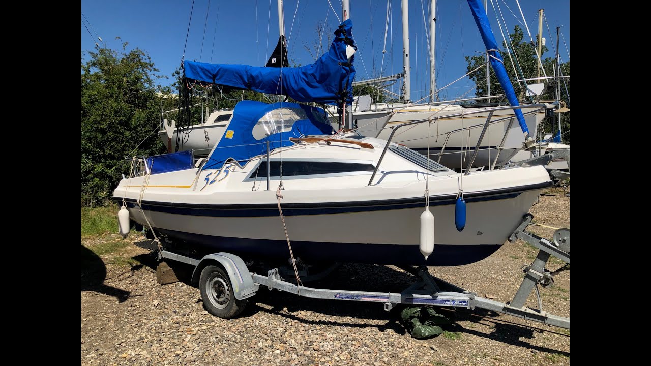 Eagle 525 Trailer Sailer - YouTube