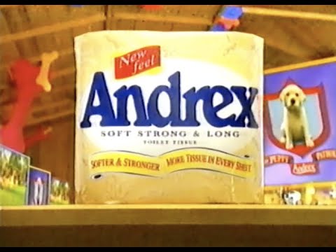 90s Andrex ad - Puppies - YouTube