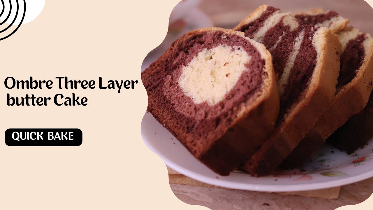 how to make three layers ombre cake | ombre cake delicious cake recipe step by step| easy recipe ...