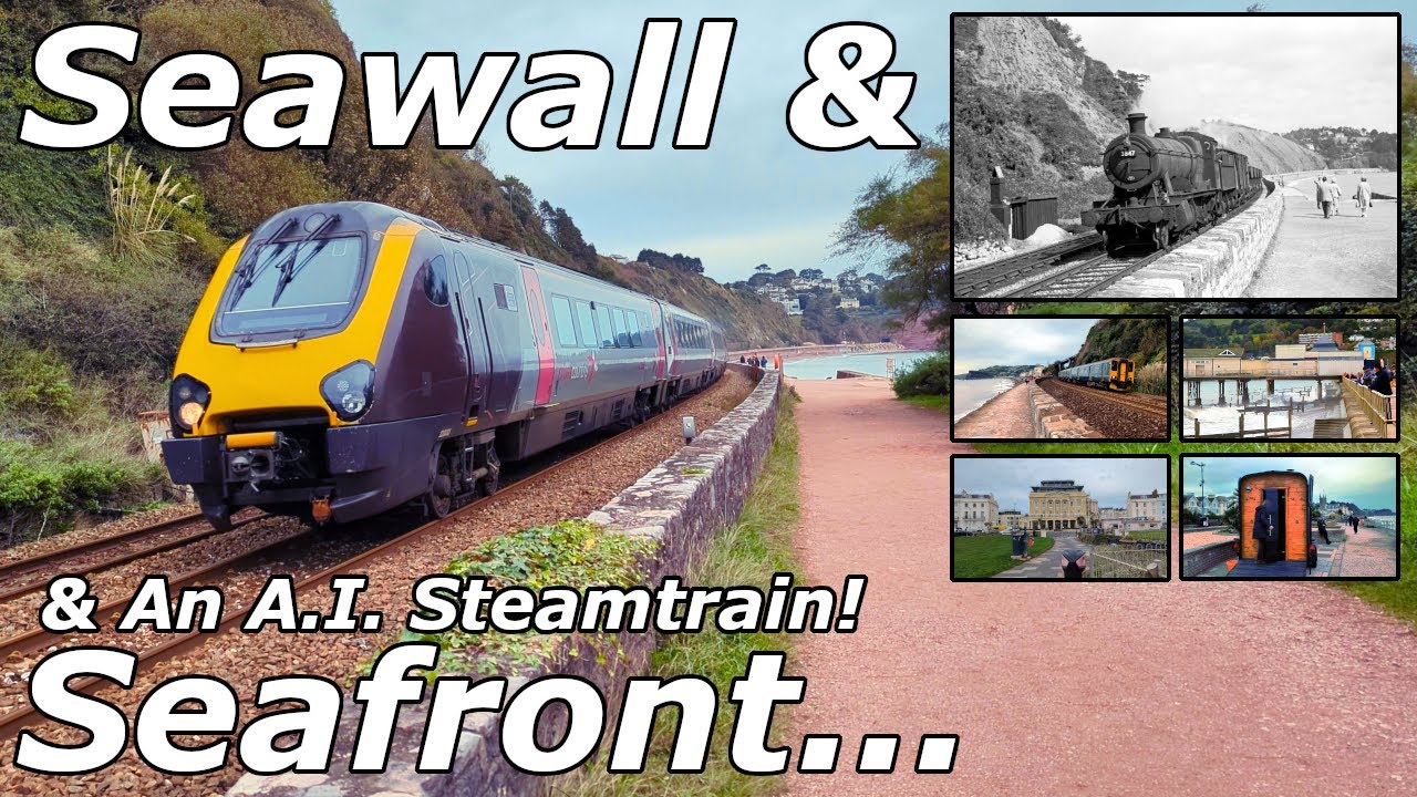 A Relaxing Walk: Seawall, Seafront, & an A.I. Steam Train - 13/10/24 ...